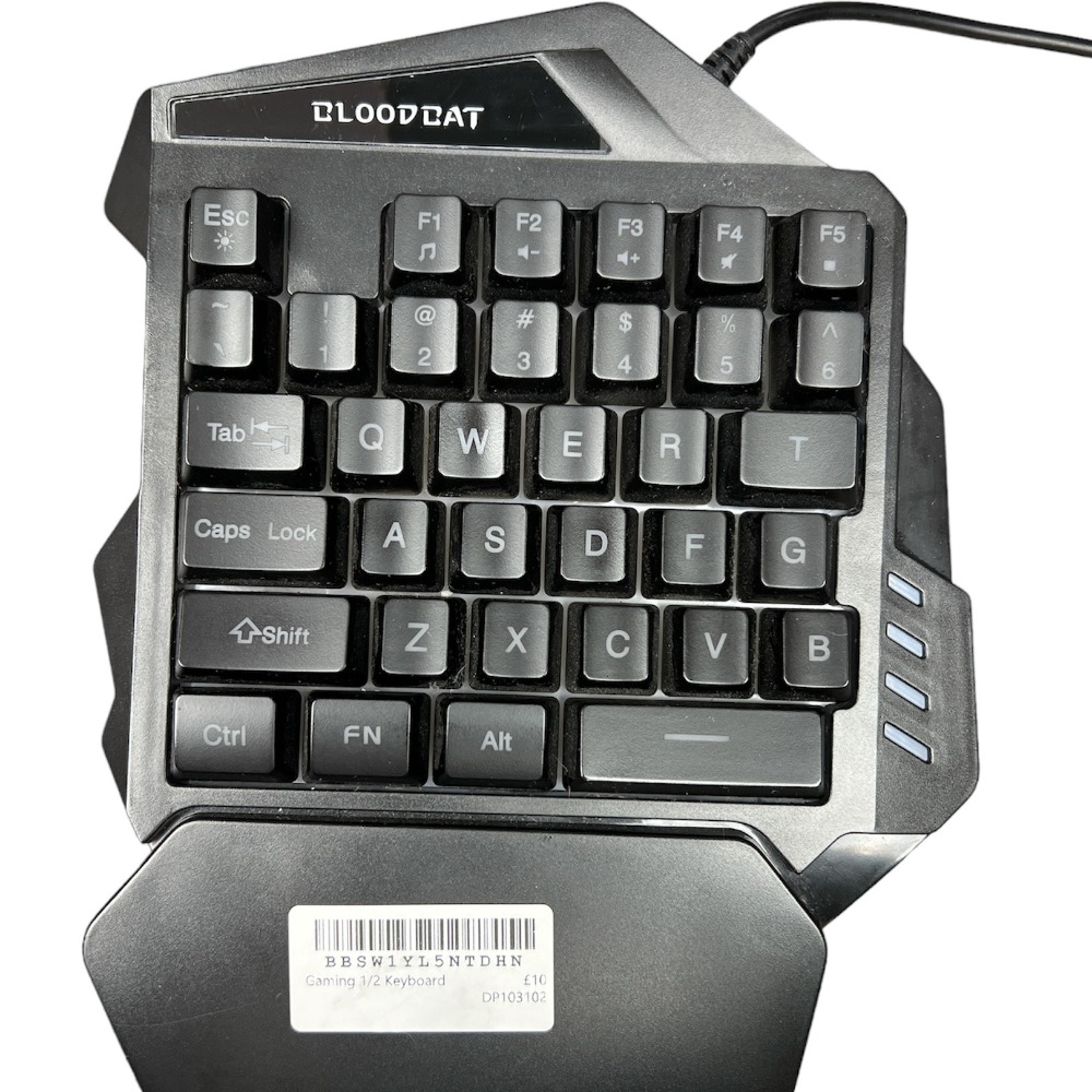 Pre-owned BloodBat Gaming 1/2 Keyboard - Own4Less